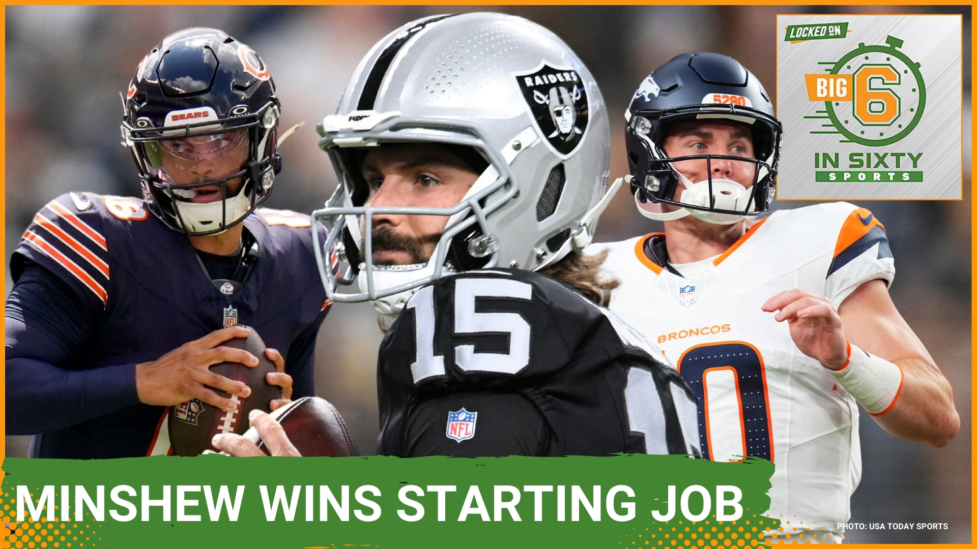 Gardner Minshew Wins the Raiders' Starting Job | The Big 6 in 60 ...