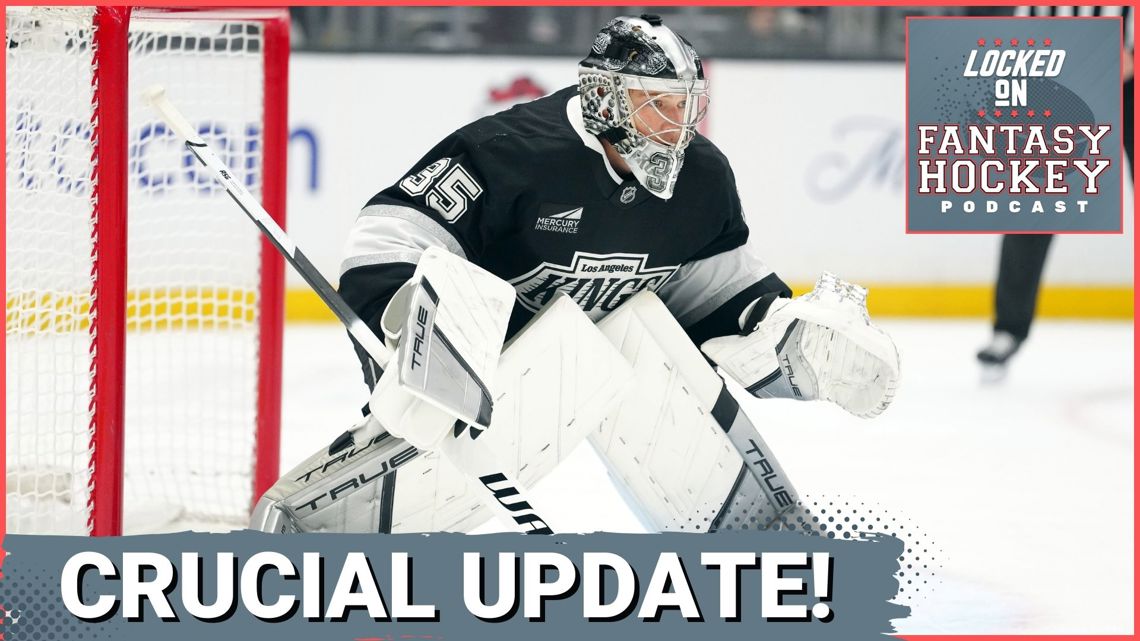 Fantasy Hockey CRUCIAL Updates: Darcy Kuemper | Andrei Vasilevskiy ...