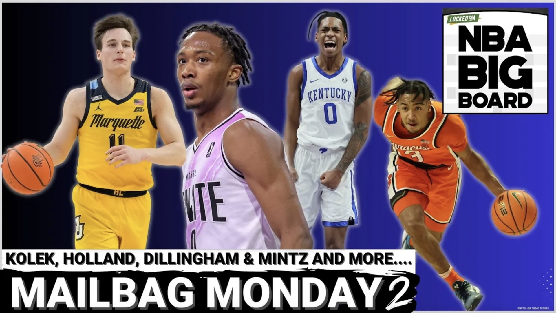 Mailbag Monday Part II - Tyler Kolek, Ron Holland, Rob Dillingham ...
