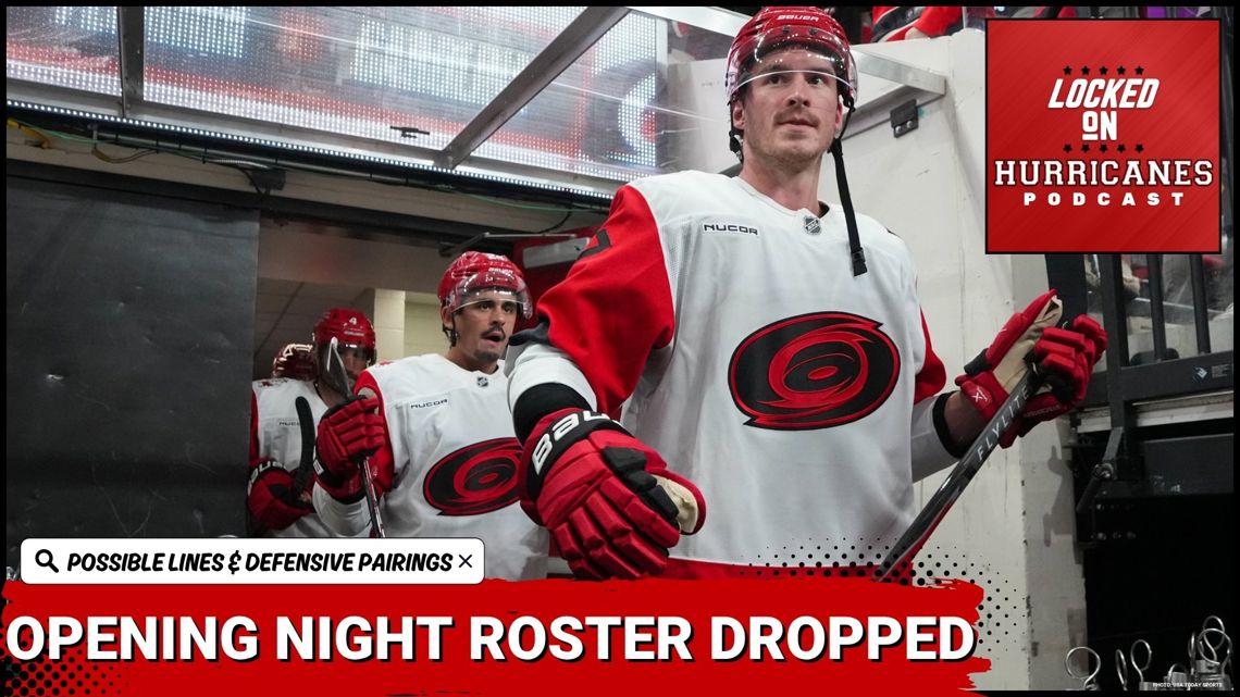 The Carolina Hurricanes Drop Opening Night Roster Names | fox61.com