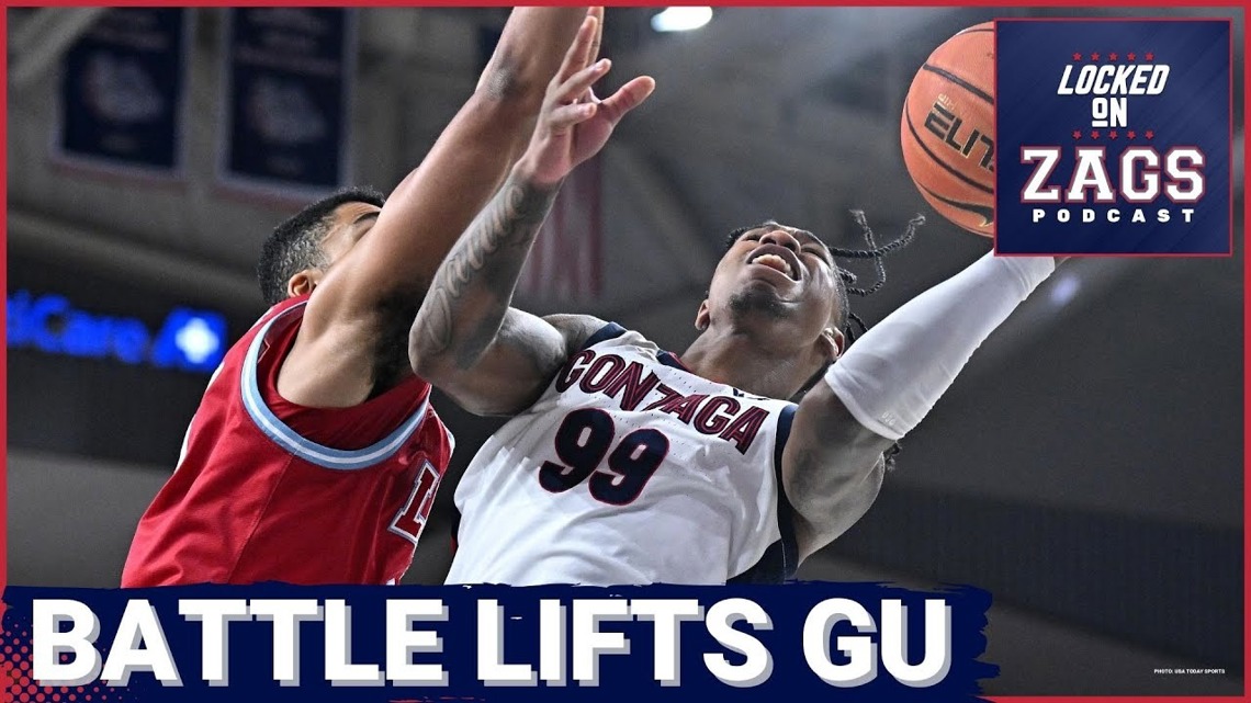 Khalif Battle comes to life, rescues Gonzaga from ROUGH night | Pacific preview | Ejim breaks ...