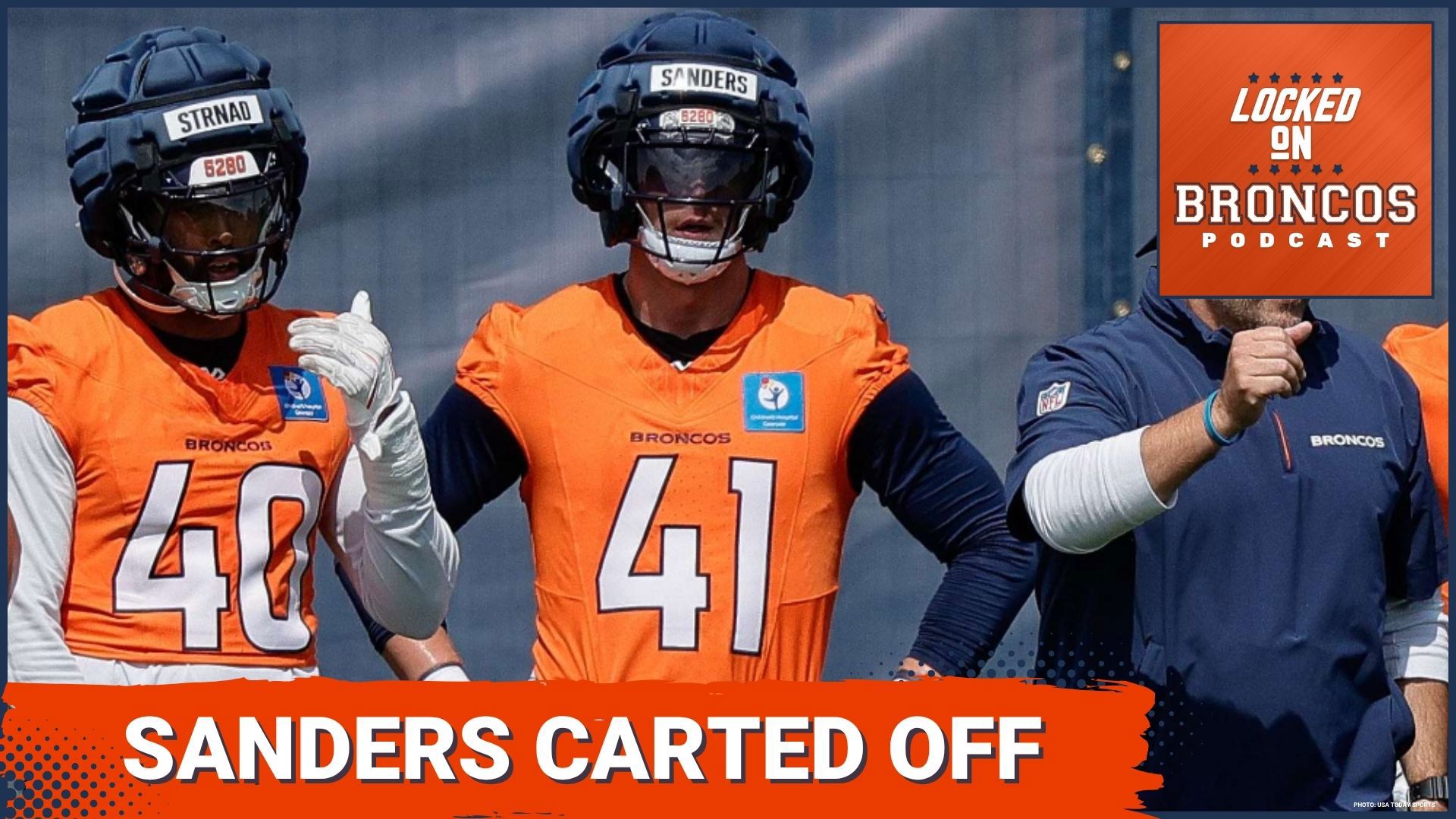 Drew Sanders CARTED OFF at Denver Broncos Training Camp | wnep.com