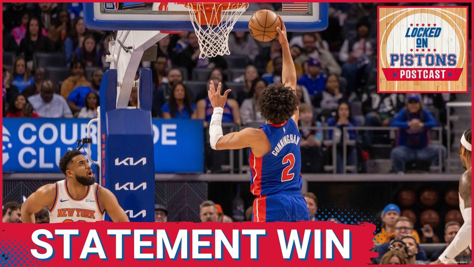 PISTONS POSTCAST: STATEMENT MADE! Detroit Pistons TOP New York Knicks ...