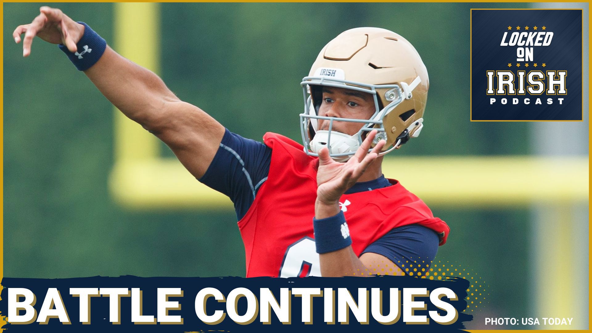 Notre Dame Fall Camp Update: QB Drama, Depth Chart Battles, & Miami ...
