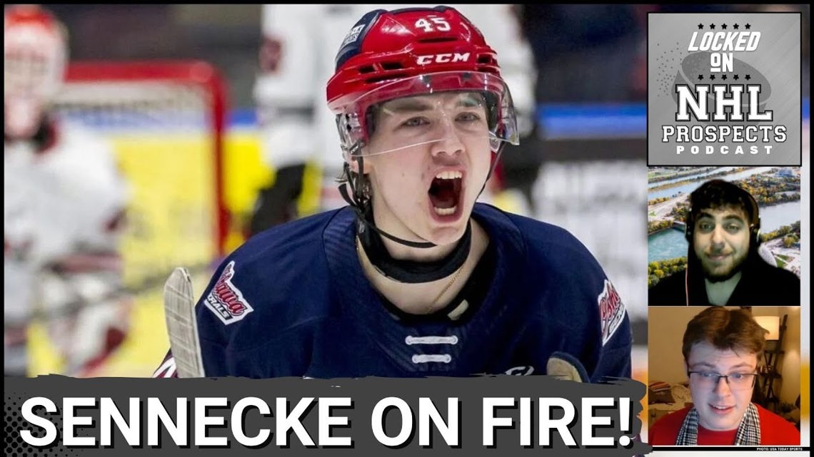 BECKETT SENNECKE DAZZLING HIS WAY ONTO CANADA WORLD JUNIOR ROSTER ...