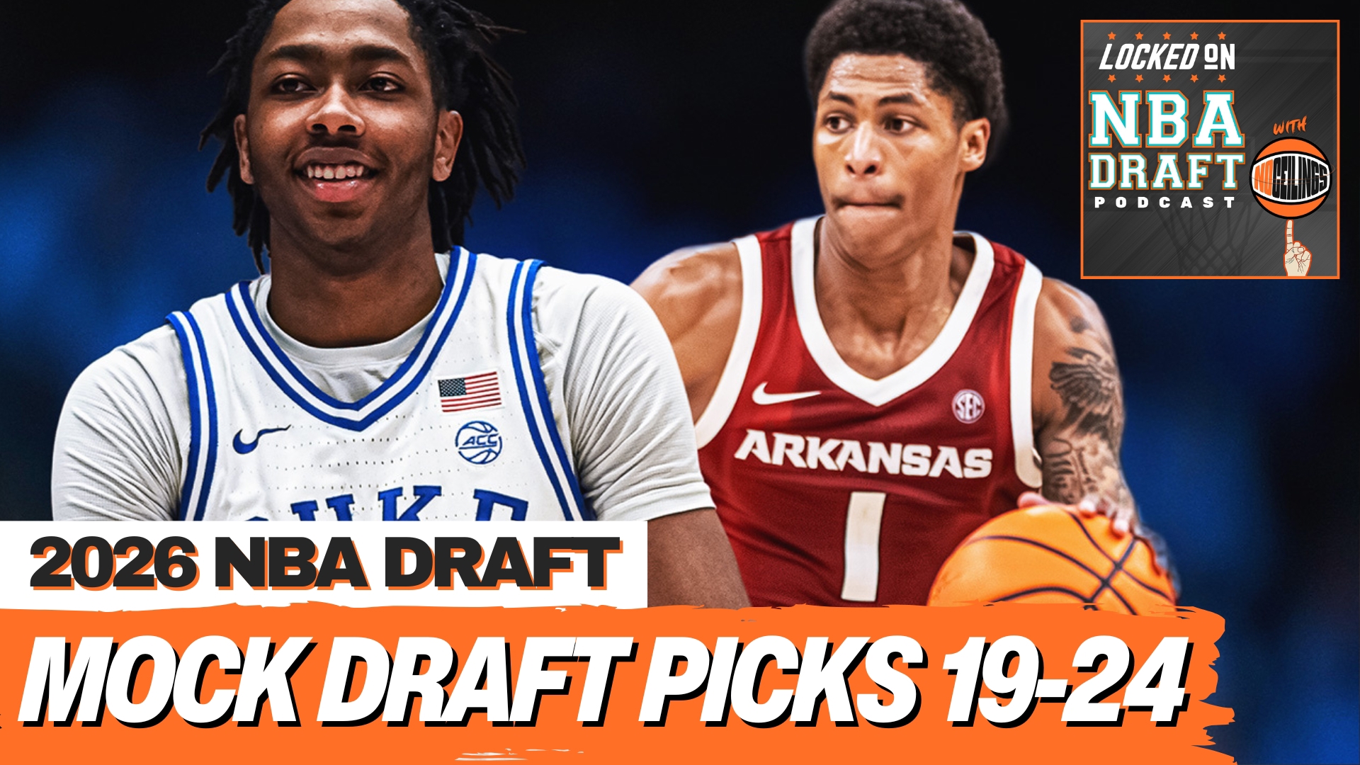 2026 NBA MOCK DRAFT V.1 | Picks 19-24: Meleek Thomas, Isaiah Evans, and ...