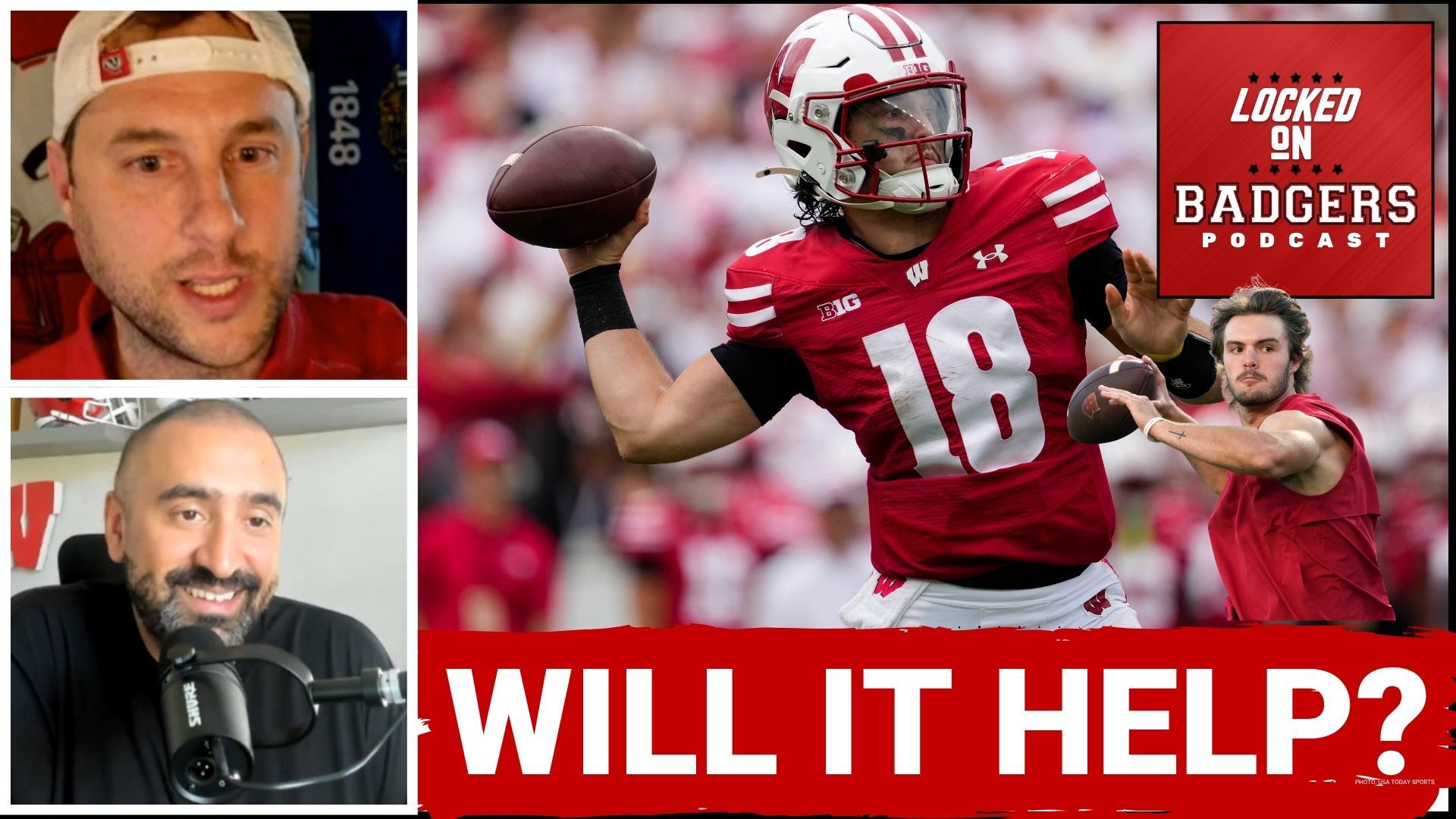 QB CHANGE! Can Danny O'Neil or Carter Smith MOVE the Wisconsin BADGERS ...