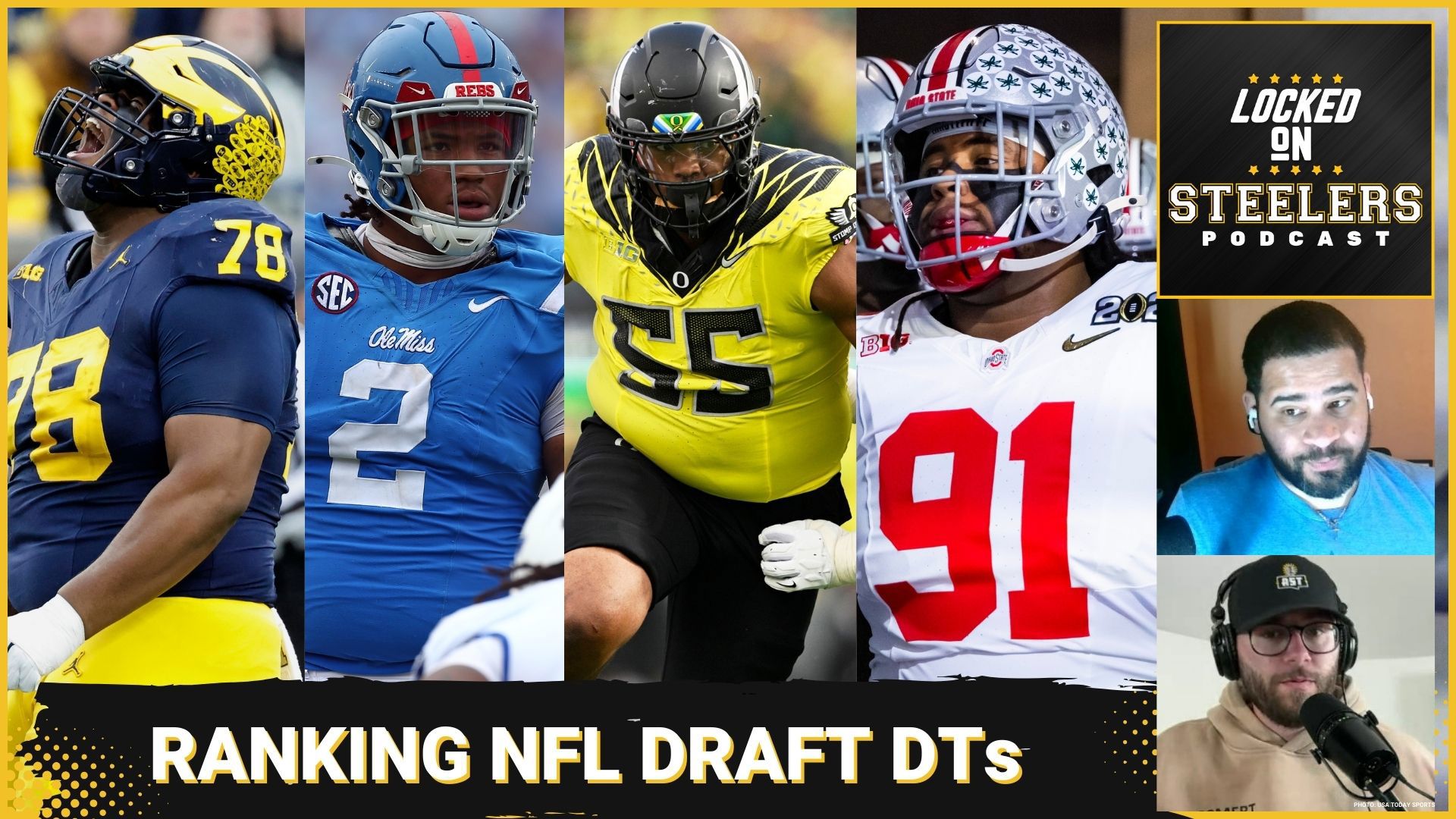 Steelers' Top NFL Draft Defensive Tackles Ranked | Kenneth Grant vs Derrick Harmon vs Walter ...
