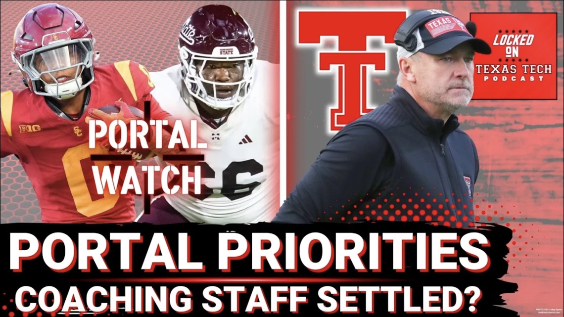 Texas Tech portal priorities | How close is a finalized coaching staff ...