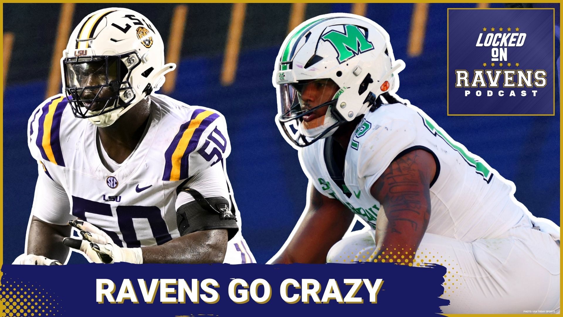 Baltimore Ravens GO CRAZY on Day 2 of NFL draft, BEEF up trenches with Mike Green, Emery Jones ...