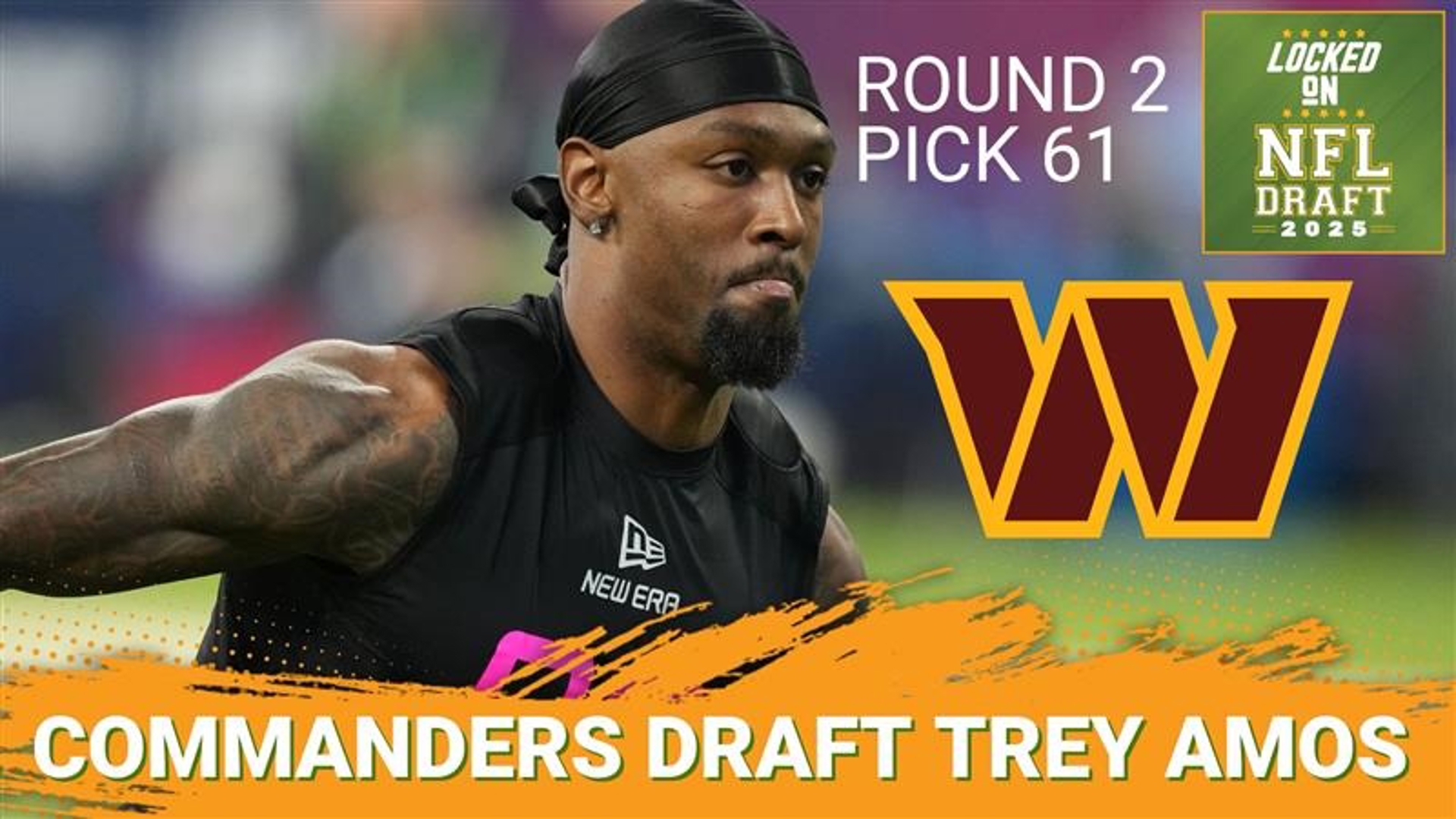 Washington Commanders Select Trey Amos with the No. 61 Pick in the 2025 NFL Draft ...