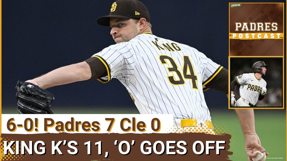 PADRES POSTCAST: 6-0 San Diego! Ace MICHAEL KING K'S 11, Relentless San ...