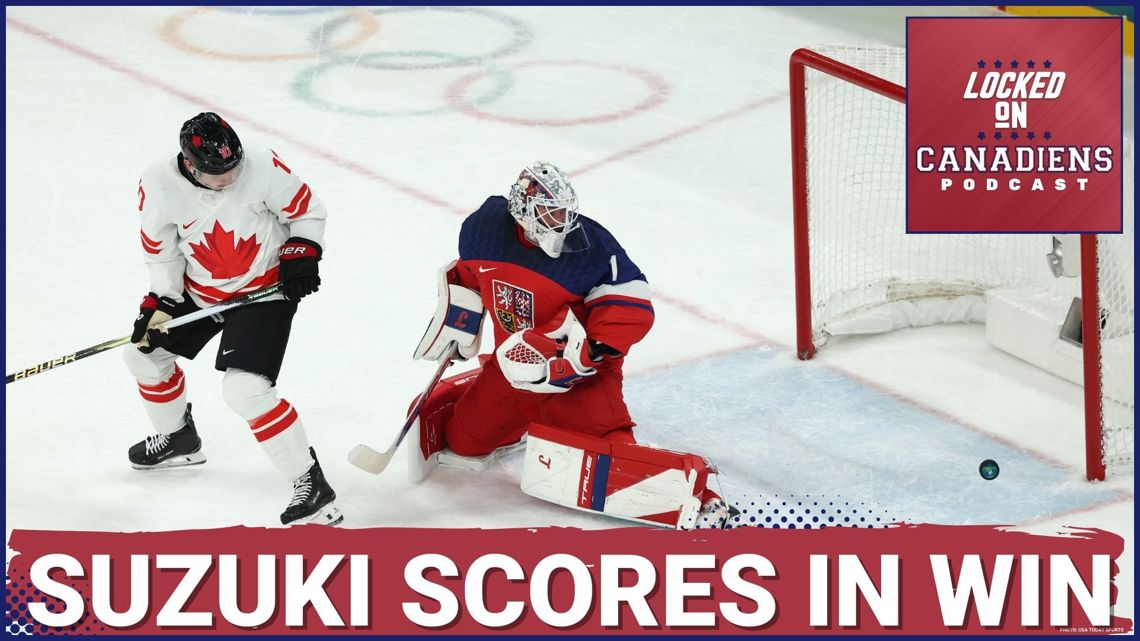 ELITE: Team Canada DOMINATES As Nick Suzuki Nets Olympic Goal, Montreal ...
