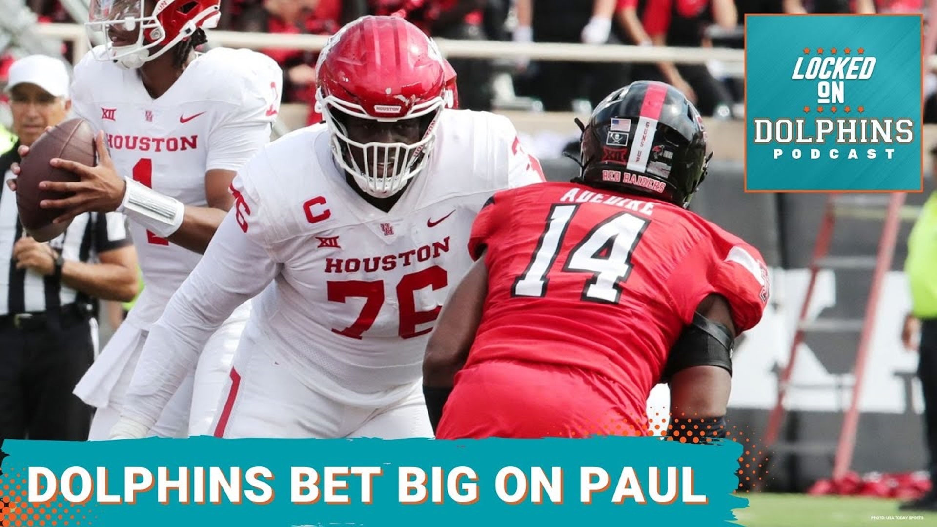 Miami Dolphins Draft OT Patrick Paul With 55th Pick In 2024 NFL Draft ...