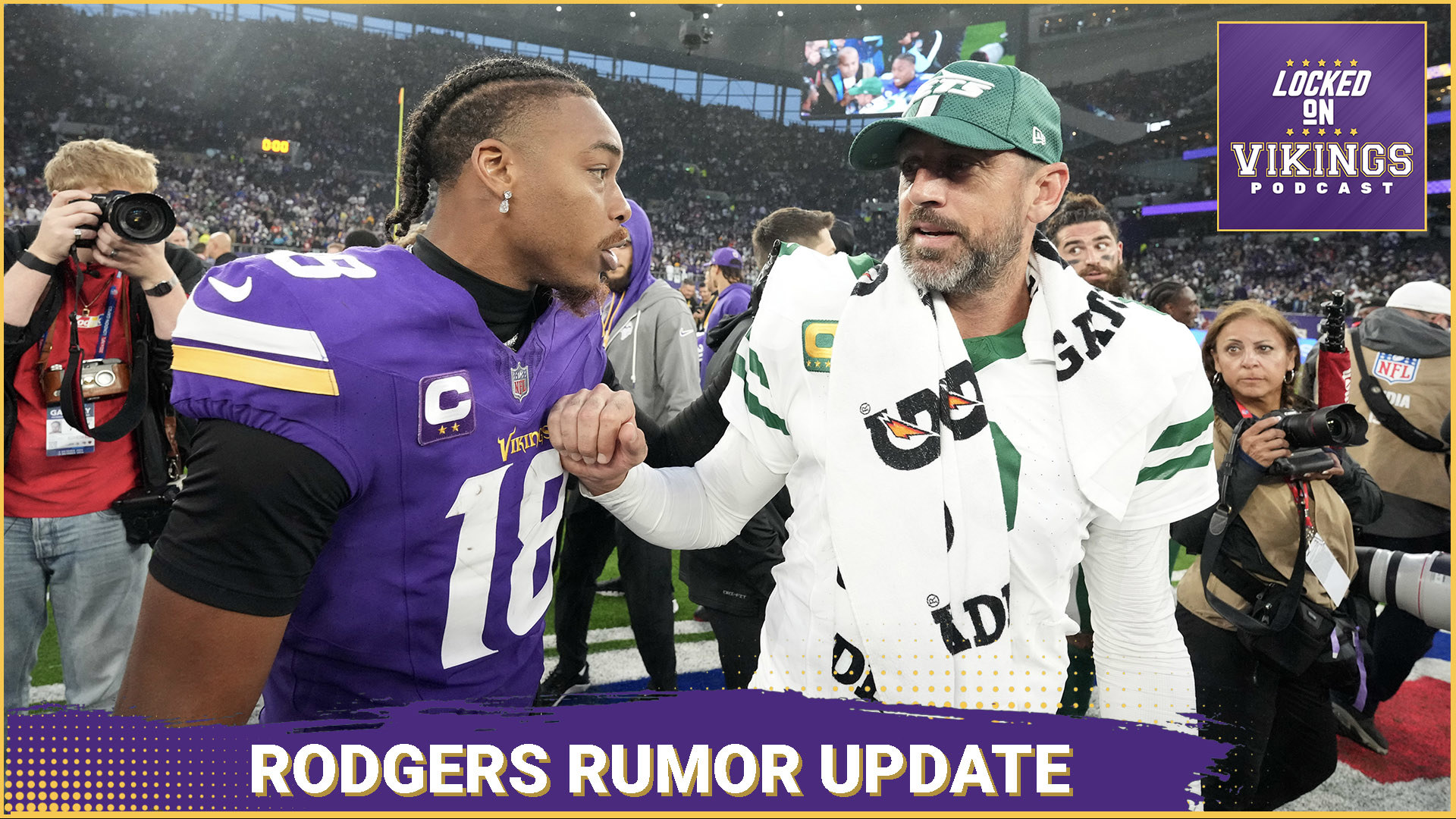 REPORT: Aaron Rodgers, Minnesota Vikings Rumors Cooling Down ...