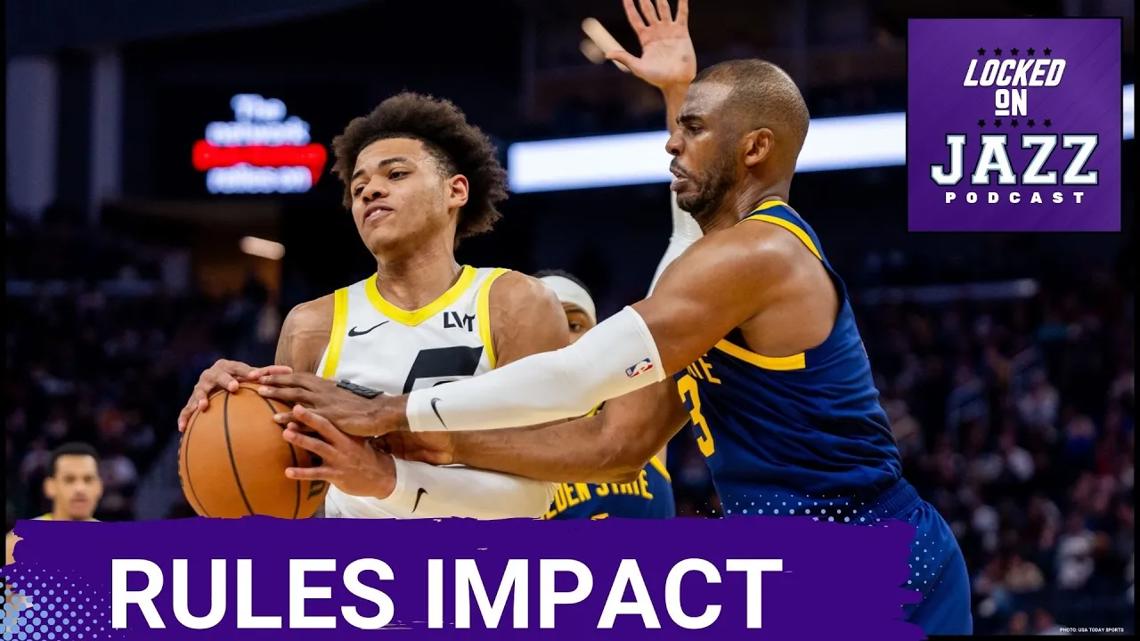 The NBA is sticking to its rule changes. Good news for one Jazz player ...