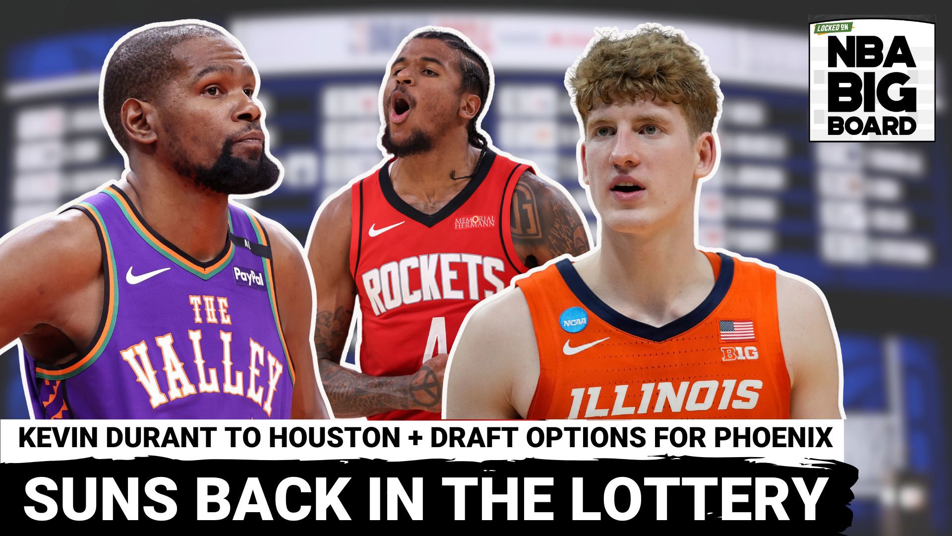 Kevin Durant TRADED TO THE HOUSTON ROCKETS + Best Draft Fits for ...