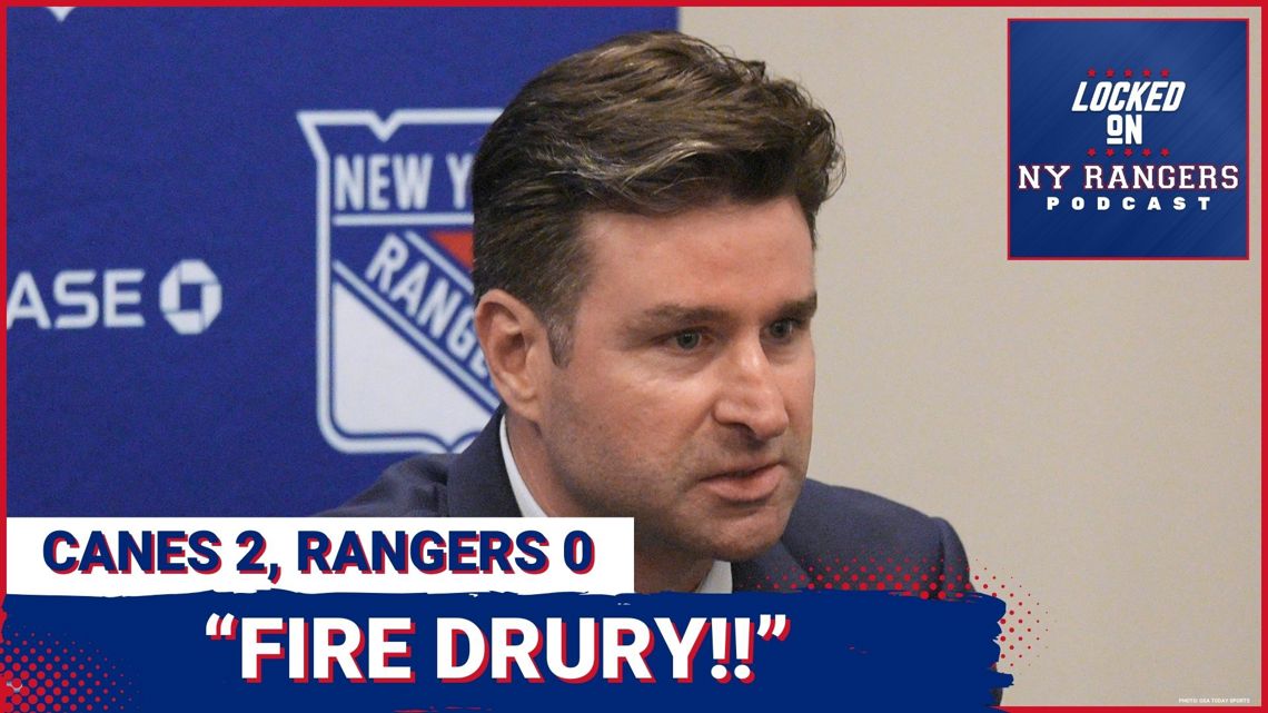 “Fire Drury!” Ranger fans call for Chris Drury’s job during a lifeless ...