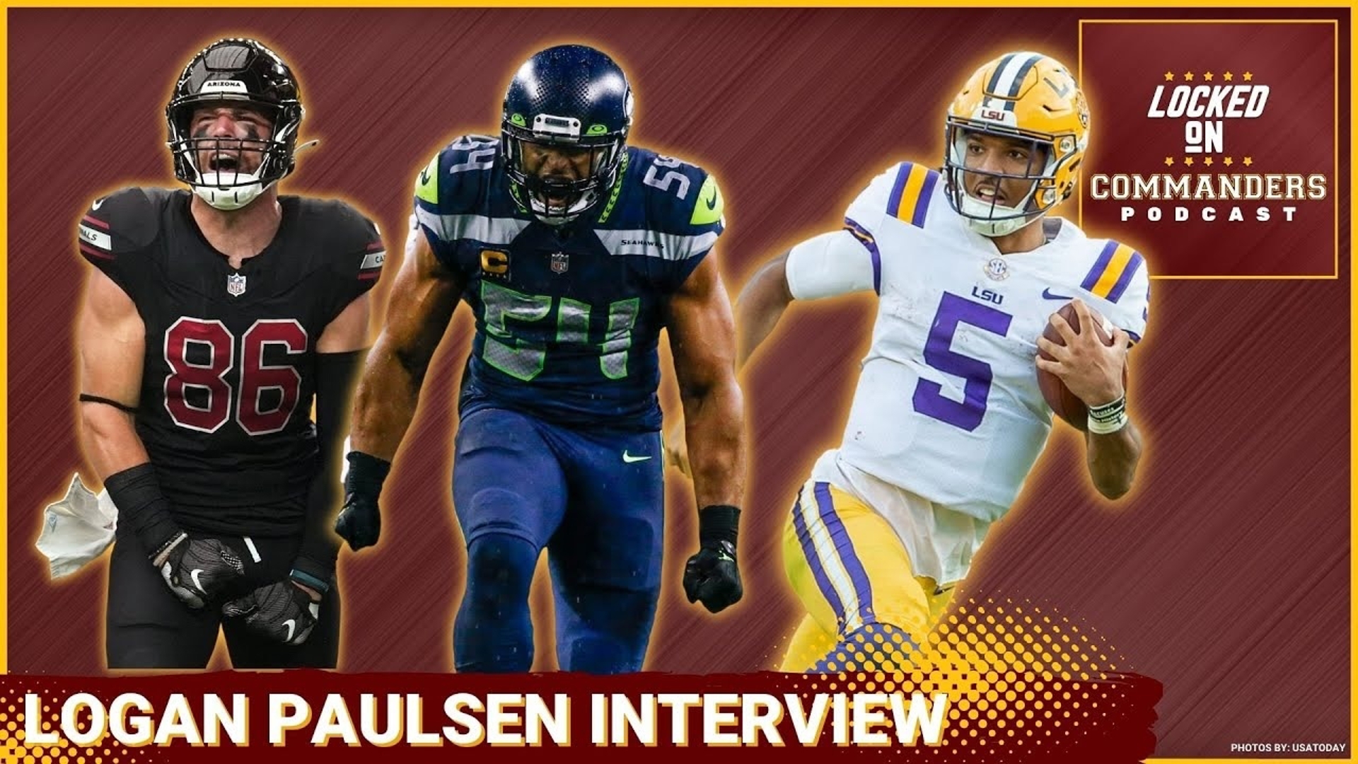 Logan Paulsen on Washington Commanders Jayden Daniels, Bobby Wagner ...
