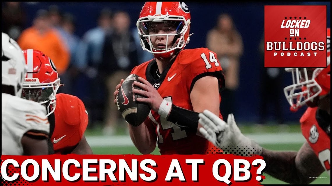 Is there cause for concern with Georgia Football's QB room? Is Gunner ...