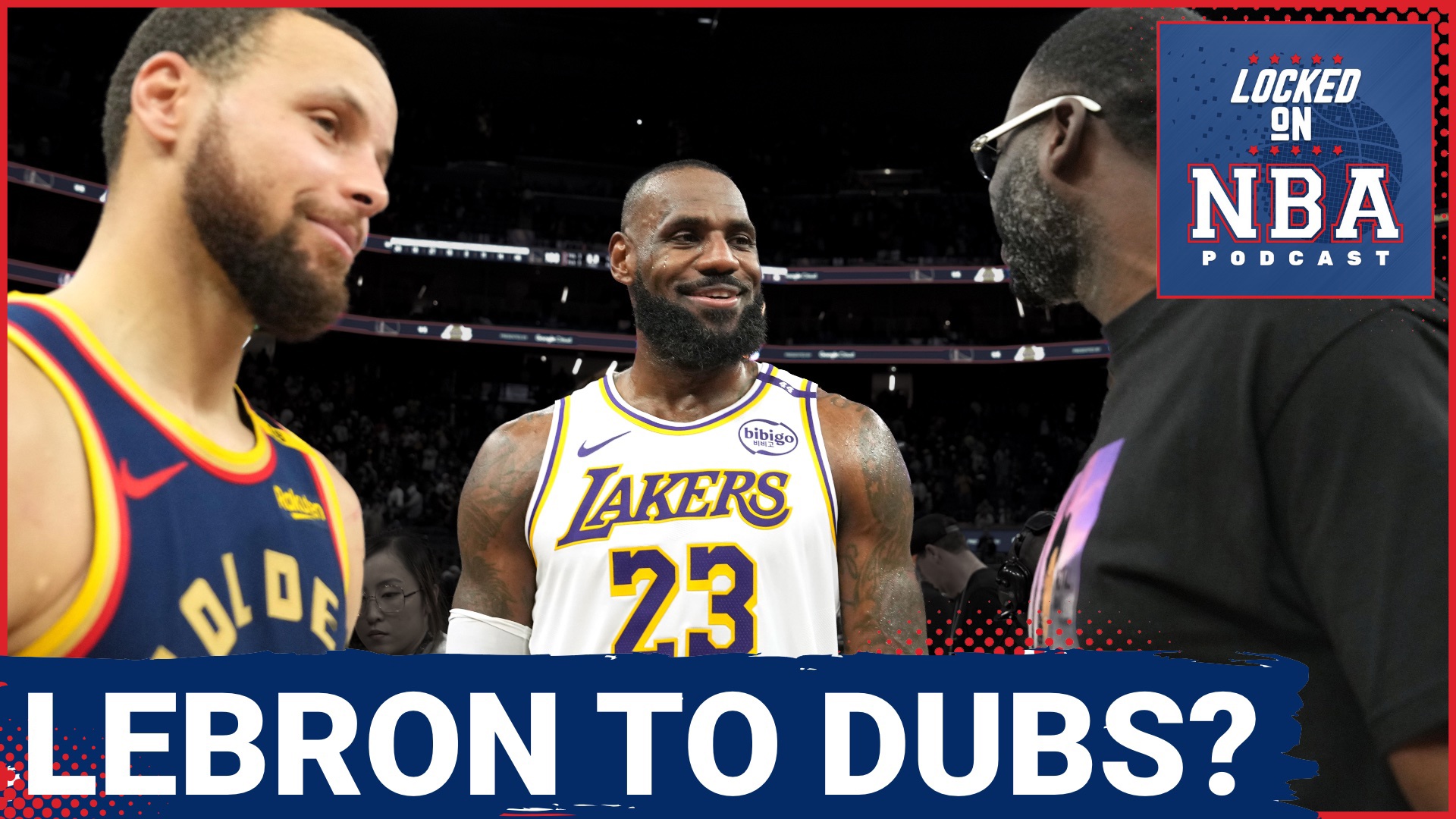 REPORT: Dubs Want LeBron & Steph TEAM UP | Best NBA Starting 5 DEBATE ...