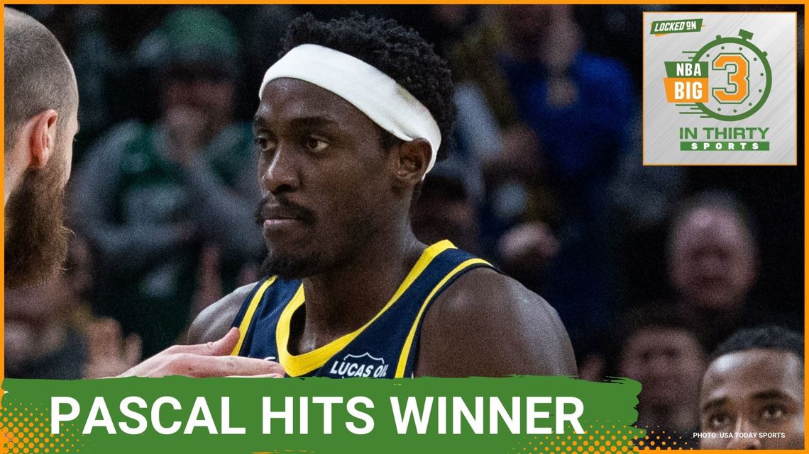Pascal Siakam Hits GAME-WINNER For Pacers | The Big 3 in 30 NBA | wqad.com