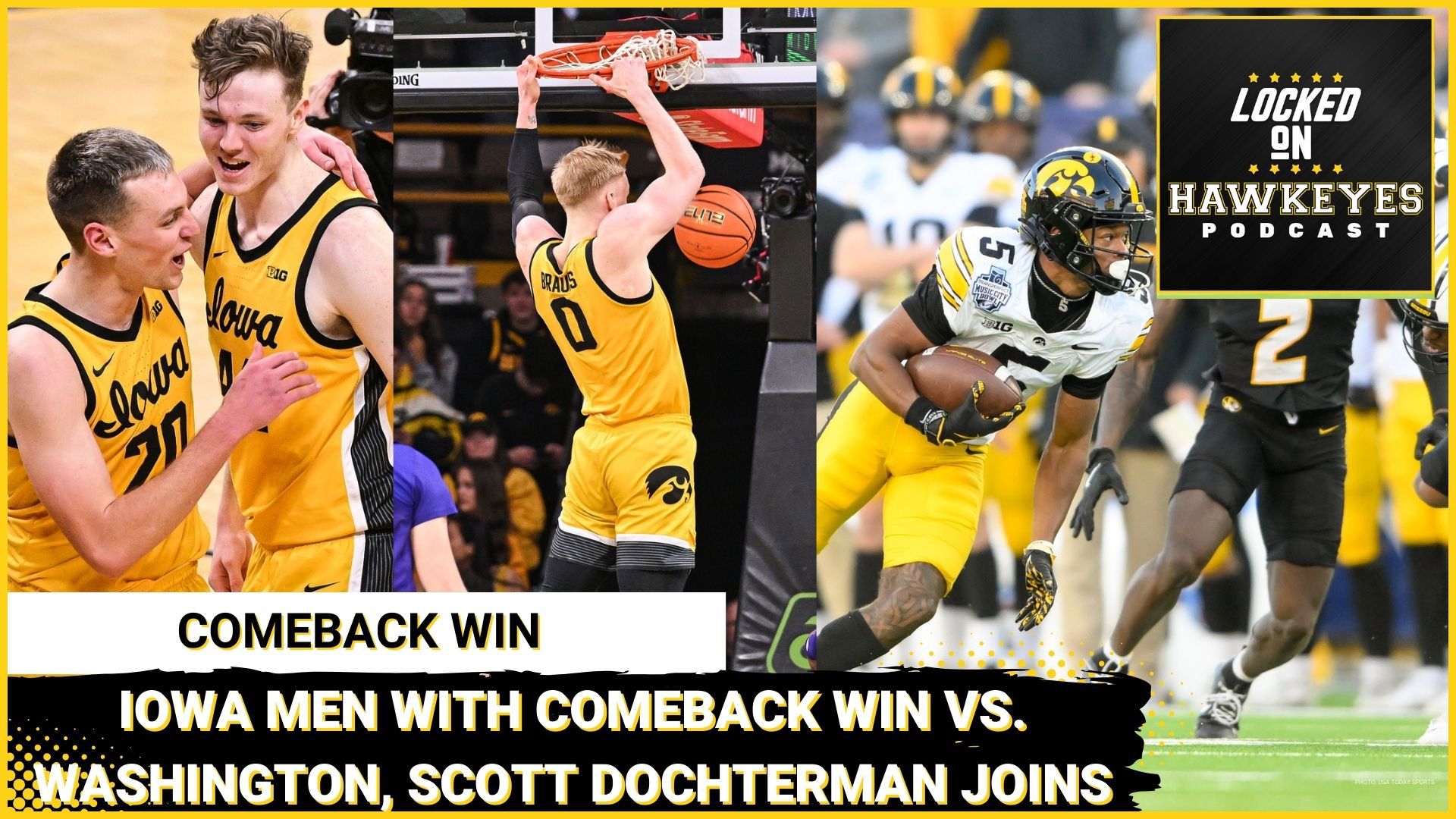 Iowa Hawkeyes' Payton Sanford shines in comeback victory & Scott ...