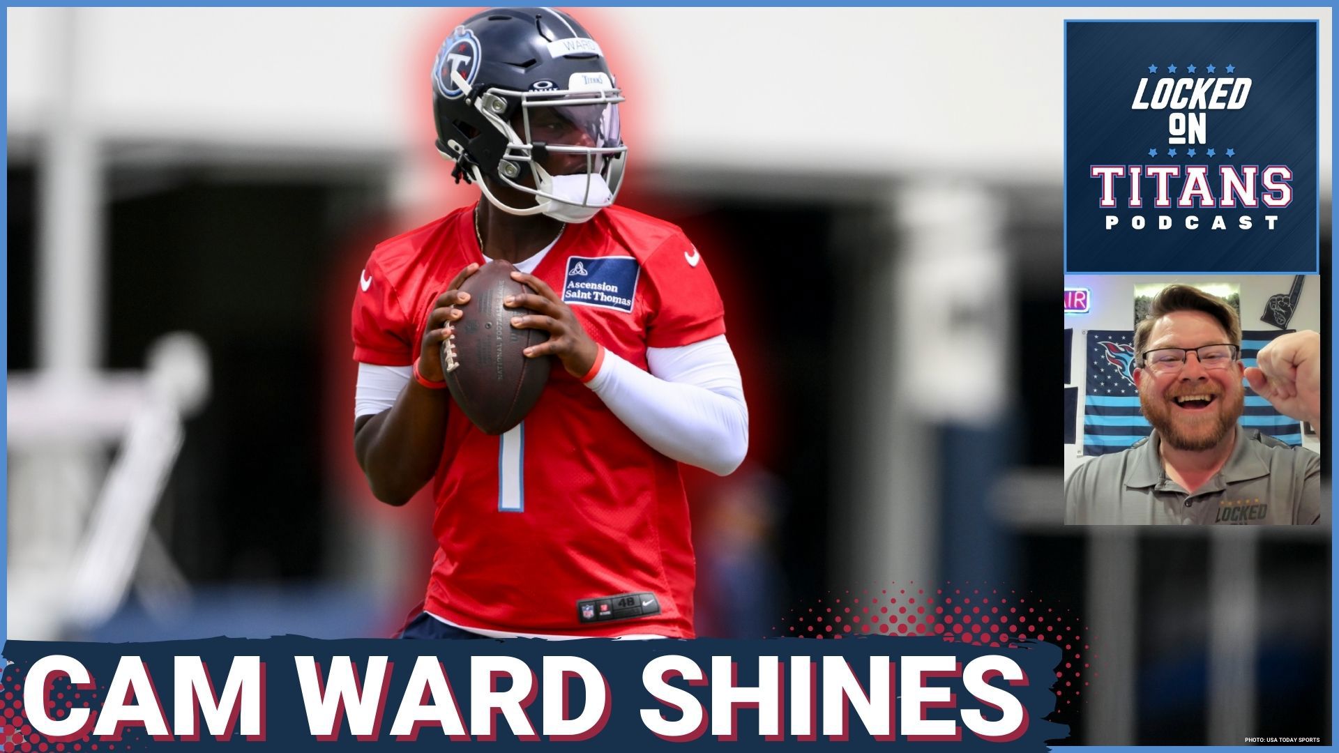 Cam Ward SHINES at Tennessee Titans Rookie Mini-Camp | Xavier Restrepo ...