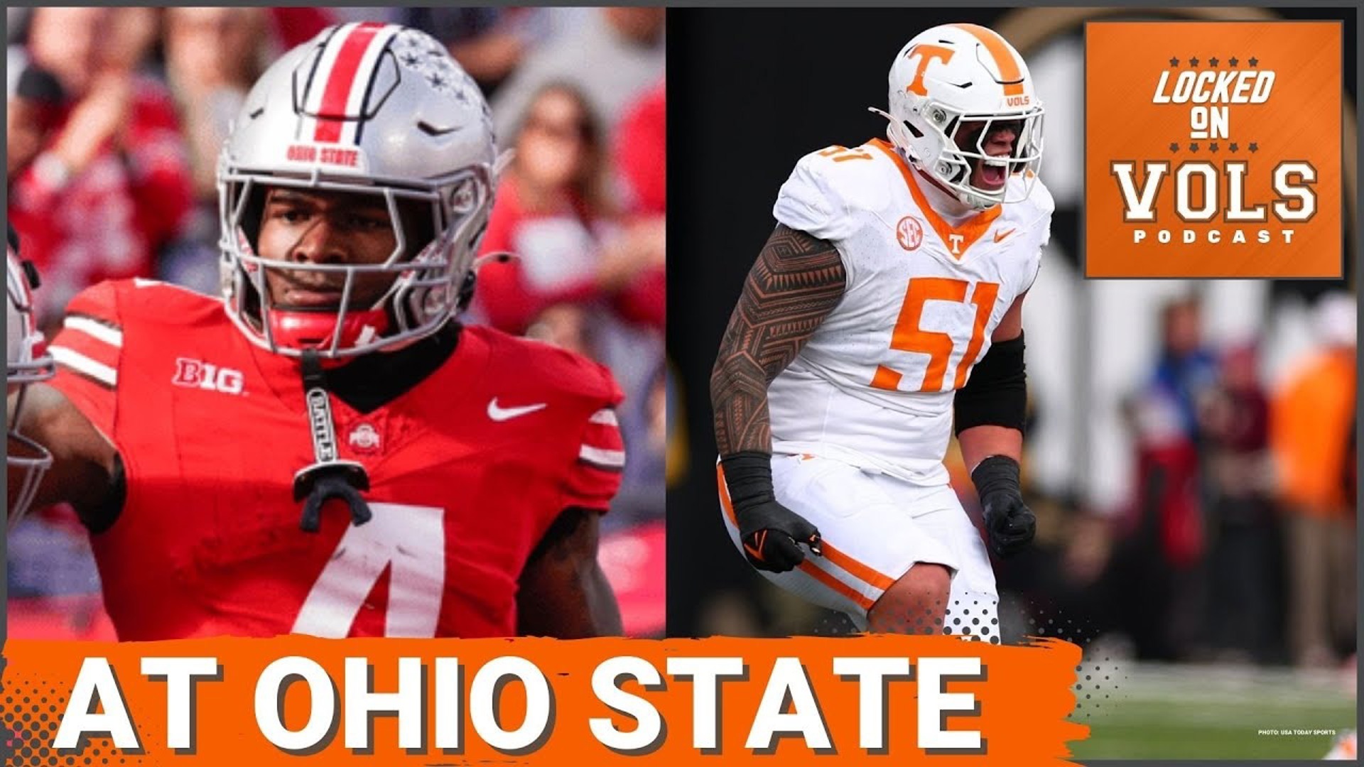 College Football Playoffs Bracket: 9-seed Tennessee Vols at 8-seed Ohio State Buckeyes | Josh ...