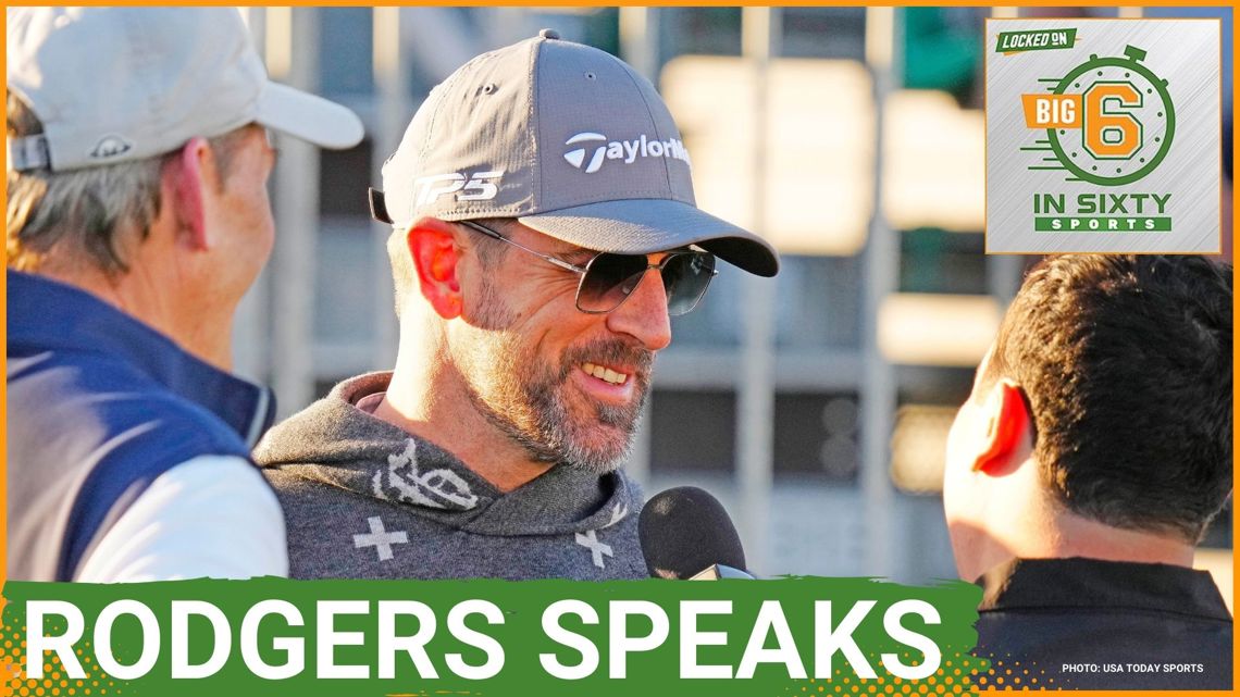 Aaron Rodgers Speaks On The Jets And His Future | The Big 6 in 60 ...