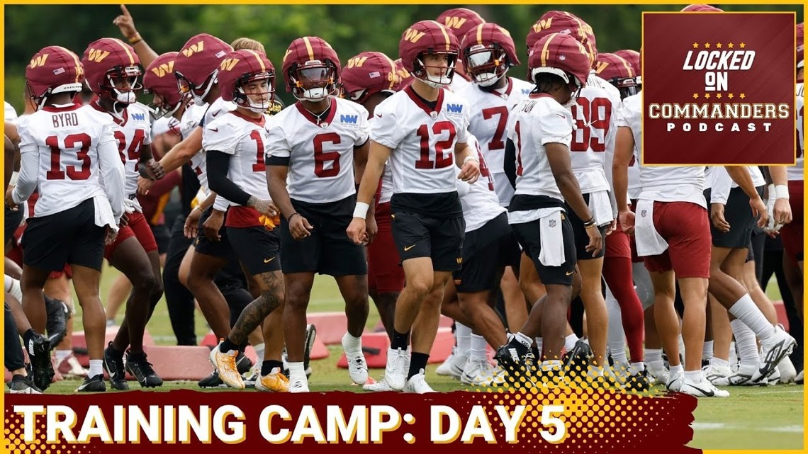 Washington Commanders Training Camp: Rookies Solid First Day in Pads ...