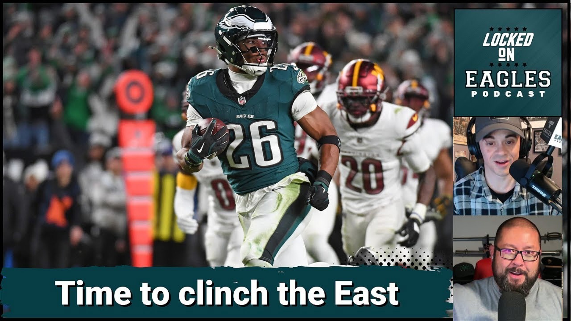 Philadelphia Eagles CLINCH THE NFC EAST with a win in Washington! Should they still lean on ...