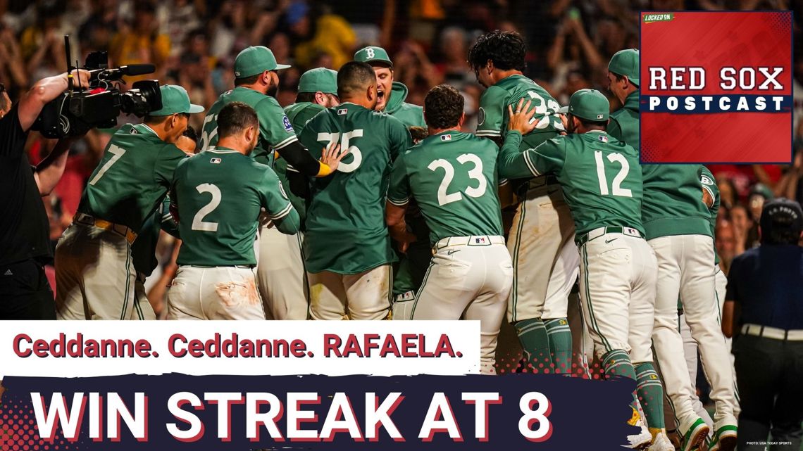 RED SOX POSTCAST: Ceddanne RAFAELA Goes Deep in the Bottom of the 9th ...