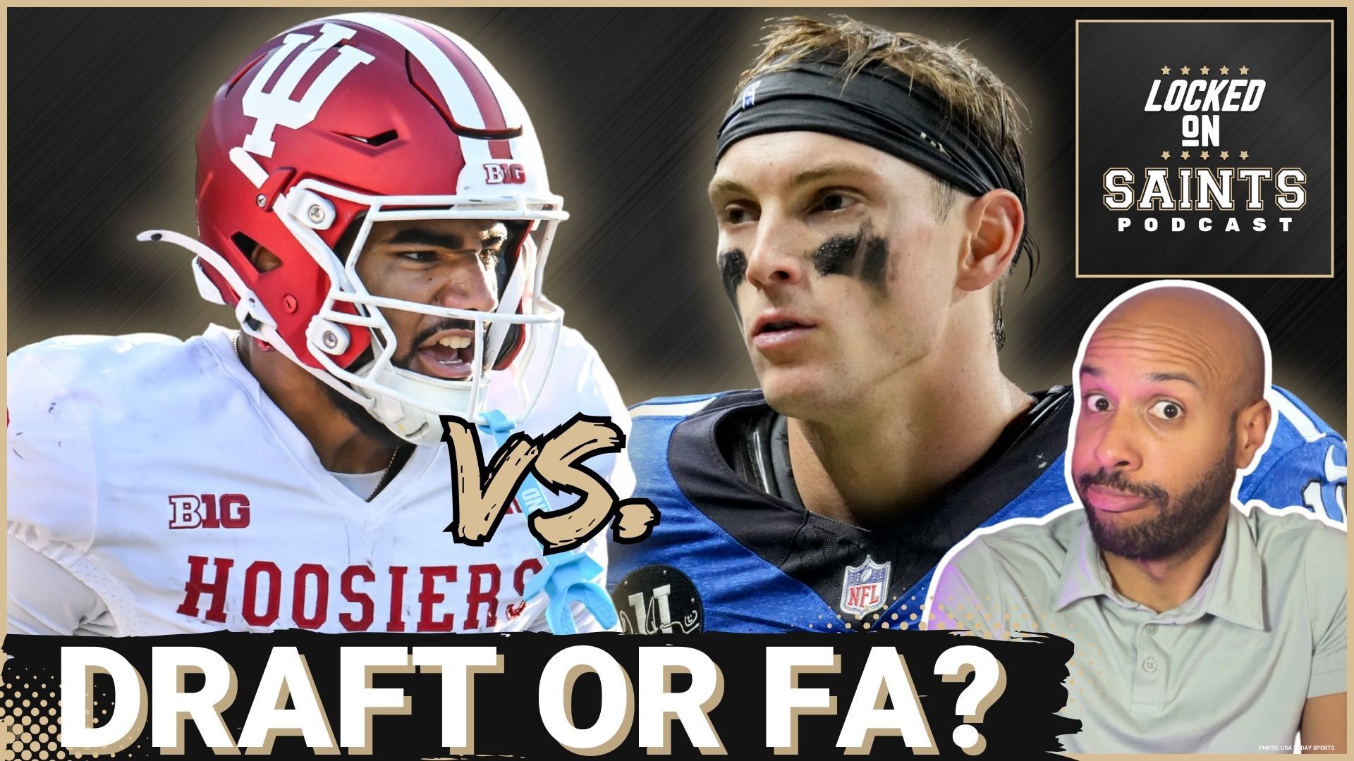 CHOICE: New Orleans Saints David Edwards & Elijah Sarratt or Alec ...