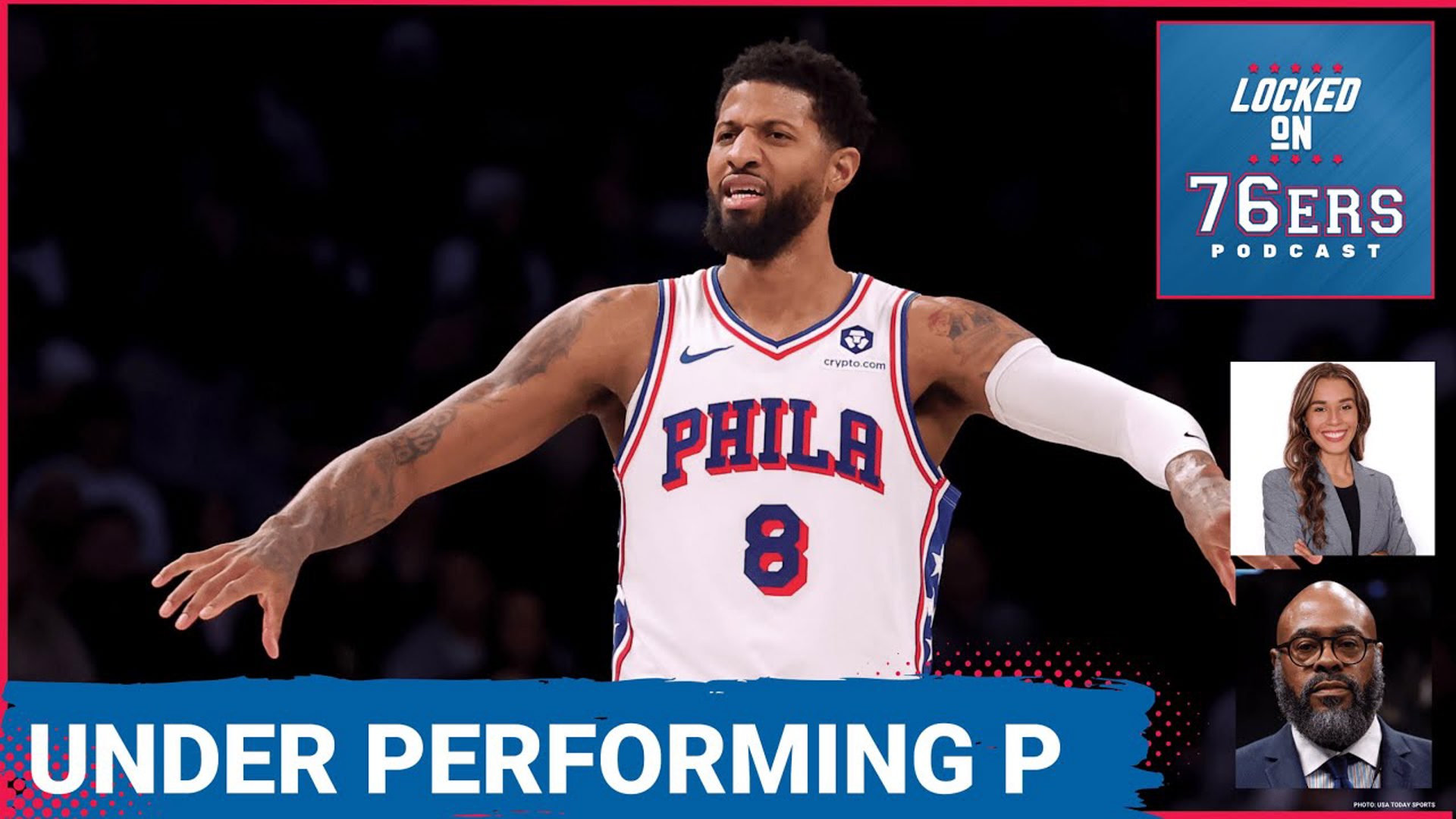 Paul George Has Two Points In The 76ers 100-96 Loss Against The Nets ...