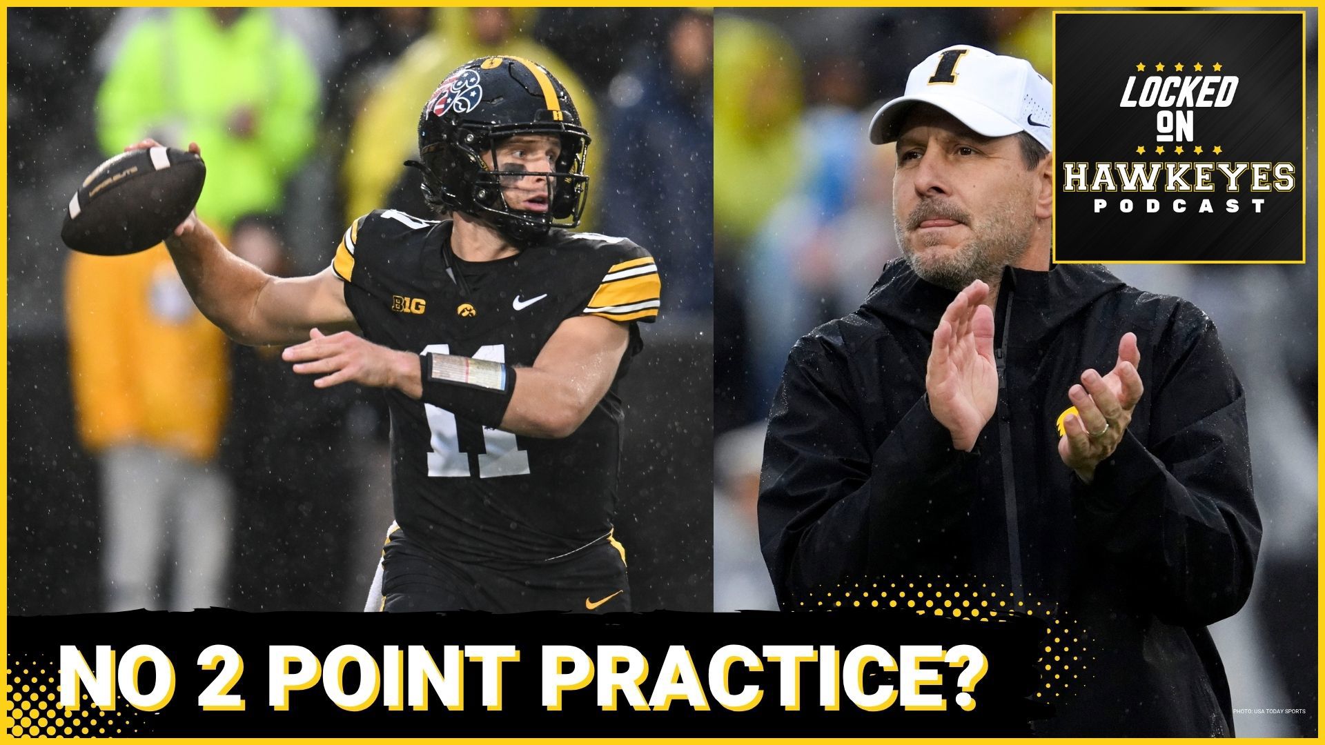SHOCKER: Iowa’s Mark Gronowski Reveals Hawkeyes NEVER Practice 2-Point ...