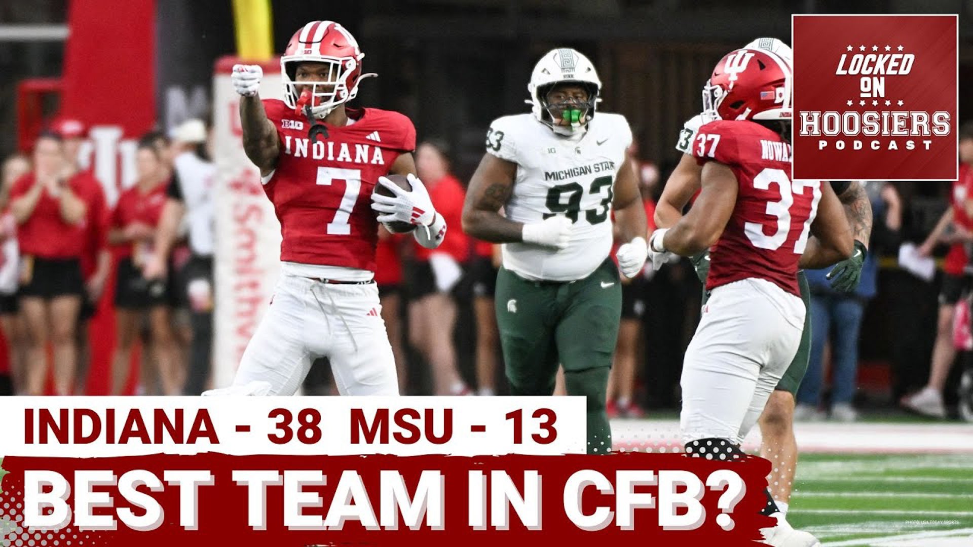 REACTION: Indiana BLASTS Michigan State 38-13 | Hoosiers are the BEST ...