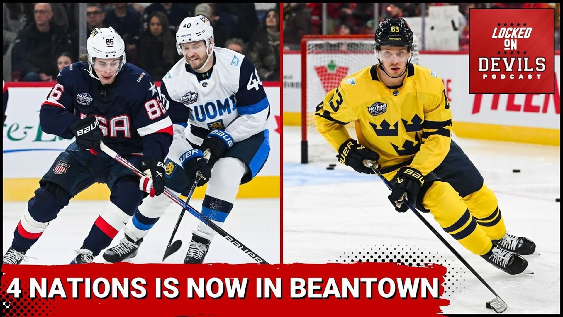 4 Nations Has Arrived in Boston...Jack Hughes & Jesper Bratt Shared ...