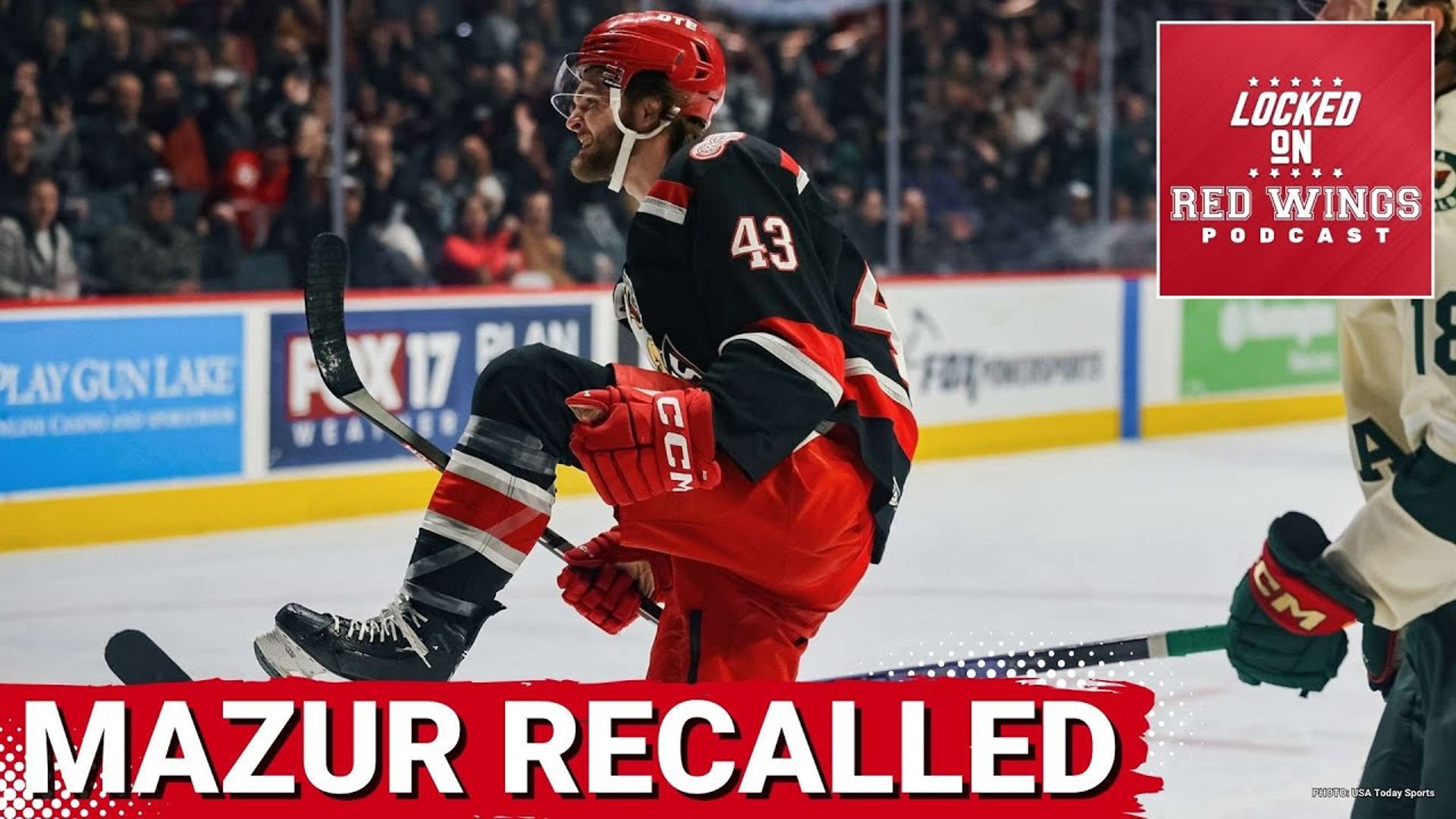 Carter Mazur recalled! Fischer waived | Wings acquire pick in 3-team ...