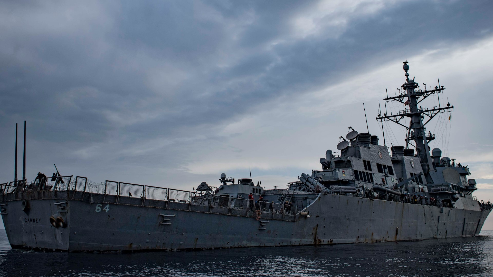 Navy warship intercepts missiles, drones from Yemen | 10tv.com