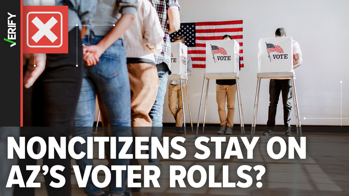 Is Arizona refusing to remove noncitizens from voter rolls? | fox61.com