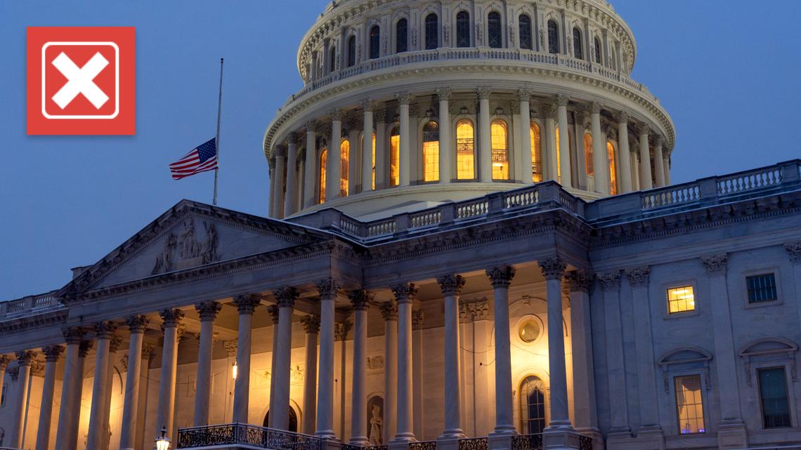 Biden’s half staff flags order only applies to federal property | wthr.com