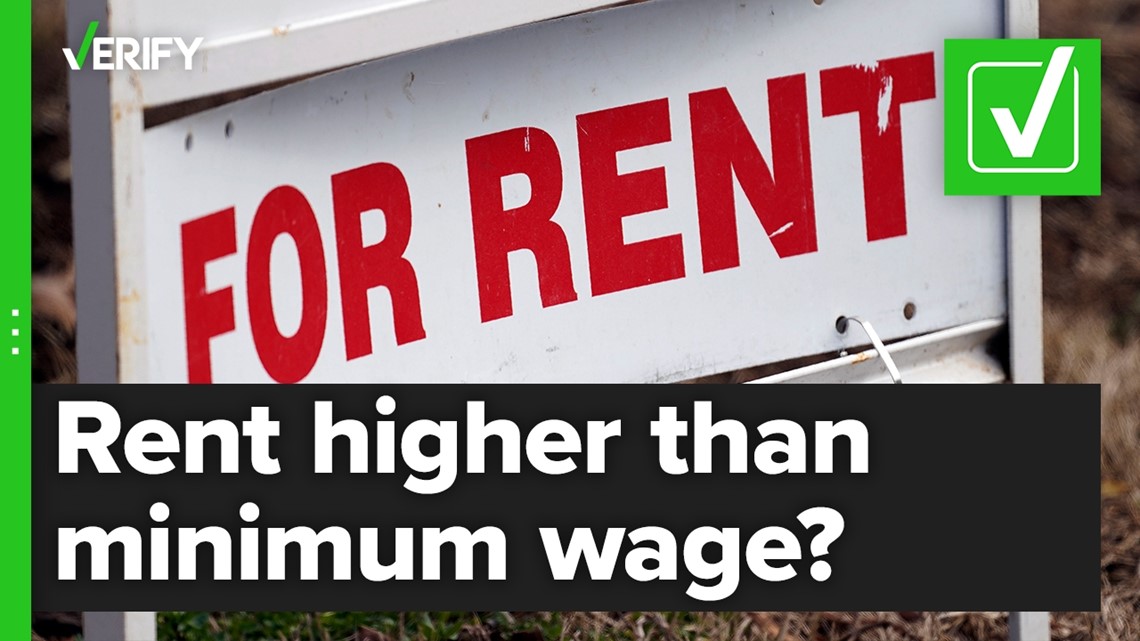 Rent higher than federal minimum wage | verifythis.com