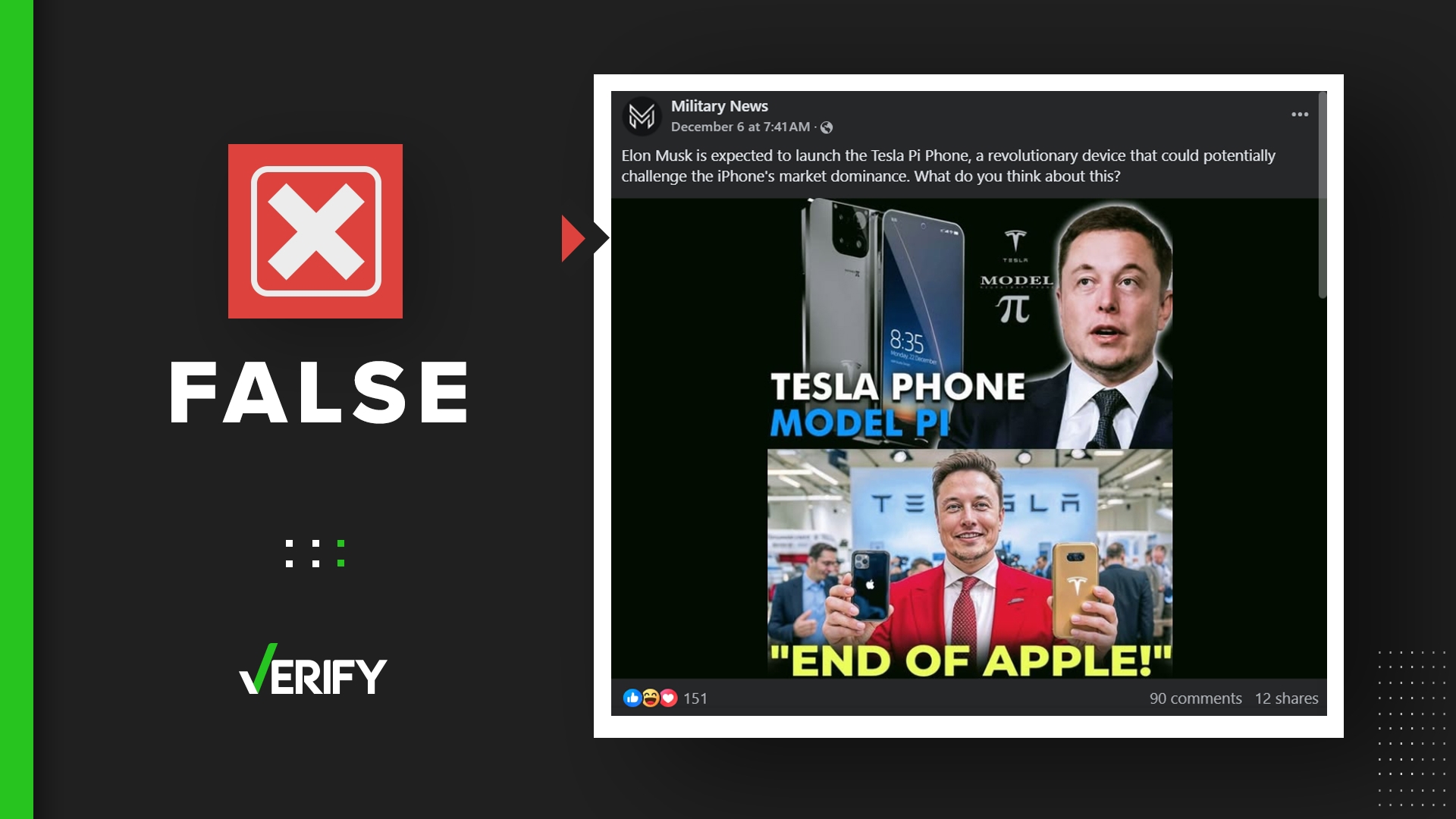 Is Tesla creating a new phone? No. Viral claims are fake | 10tv.com