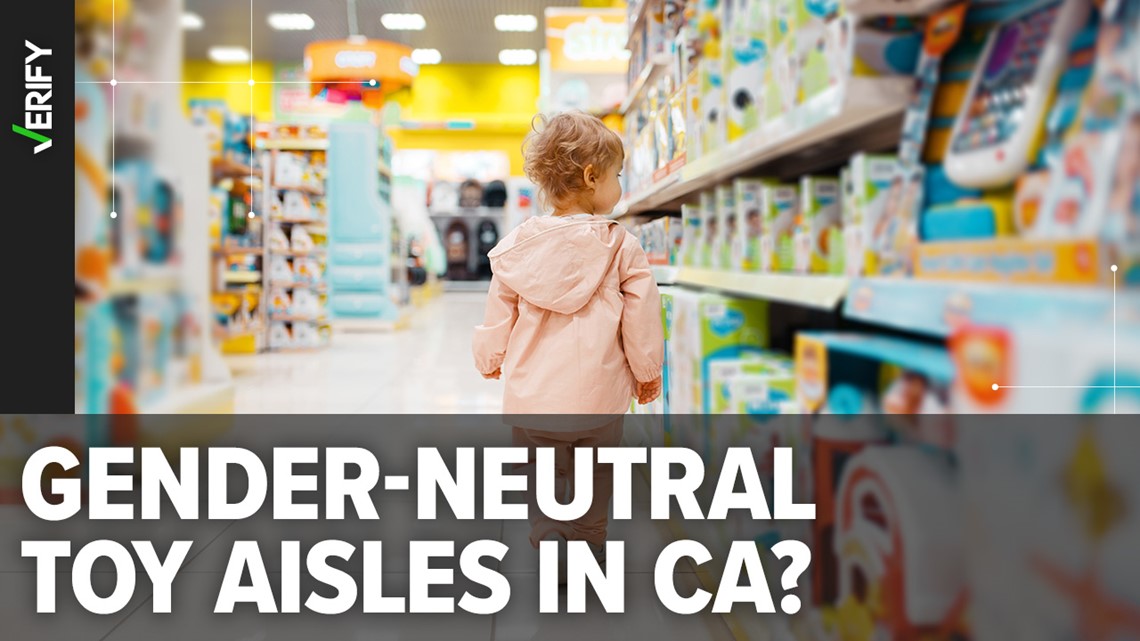 Large Stores In California Will Need To Have A Gender Neutral Toy