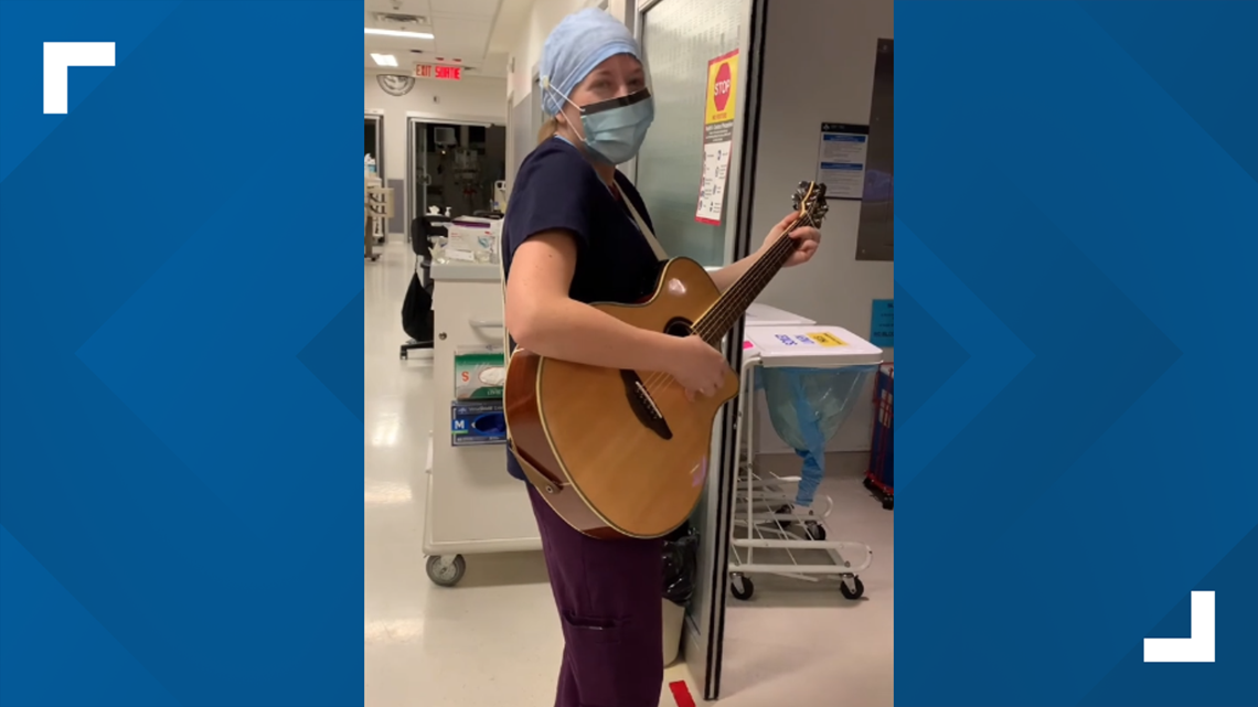 Nurse sings her song to COVID ICU patients "You are Not Alone ...
