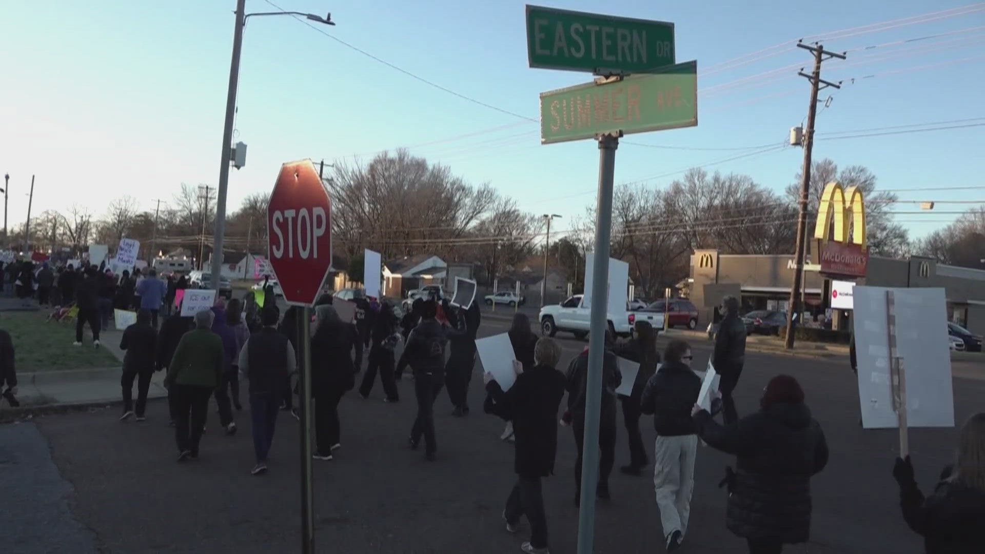 Questions turn tense following Memphis anti-ICE protest | localmemphis.com