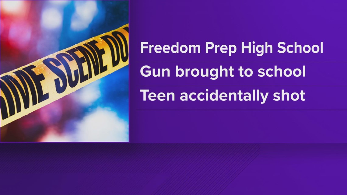 15-year-old charged after teen was accidentally shot at Freedom Prep ...