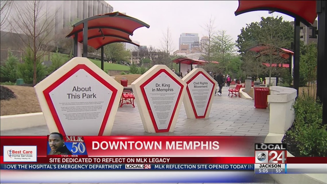 MLK50: Reflection Park Unveiled In Downtown Memphis | localmemphis.com