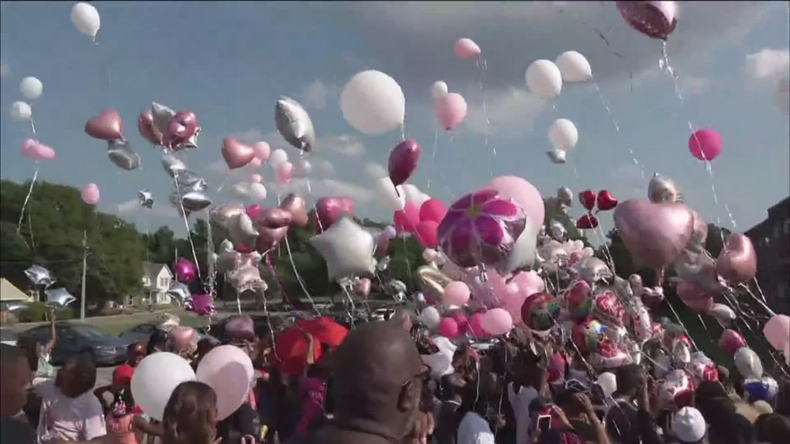 Balloon release held in honor of Sequoia Samuels | localmemphis.com